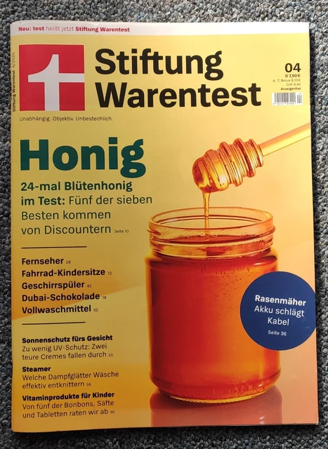 TEST*STIFTUNG WARENTEST*HEFT APRIL 2025*STIFTUNG WARENTEST*04/25* wie ...