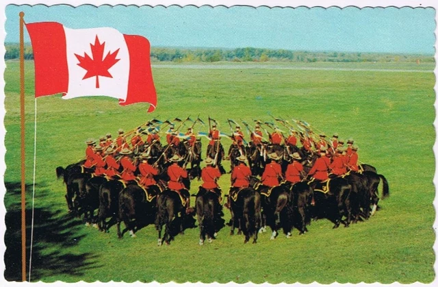 POSTCARD RCMP ROYAL Canadian Mounted Police Musical Ride $3.99 ...