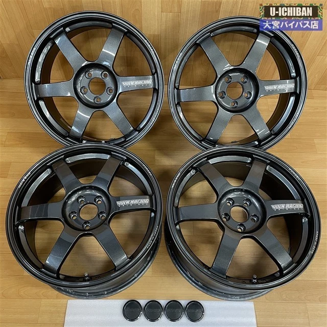 RAYS VOLK RACING TE37 SAGA Wheels Rims 18×8J +45 5×100 Set4 JDM EUR 2. ...