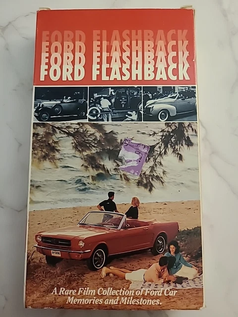 FORD FLASHBACK VHS Video Tape 1989 Mustang Fastback, Mercury Tv ...