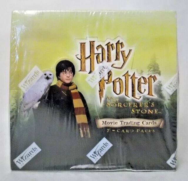 HARRY POTTER & The Sorcerers Stone Factory Sealed Box Movie Trading ...