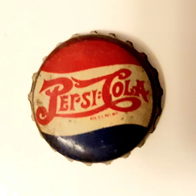 PEPSI COLA 9 Cork Crown Cap Bottle Cap 1950s vintage Kronkorken ...
