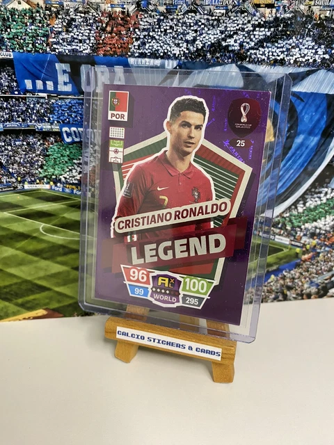 PANINI ADRENALYN XL Qatar 2022 Cristiano Ronaldo Legend Card FIFA World ...