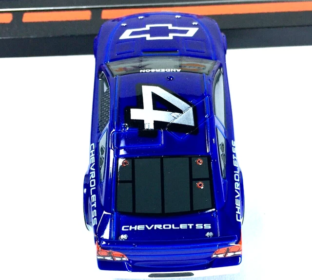 HO SLOT CARS, Chevy Stock Car, Dark Royal Blue, Fast Race Masters ...