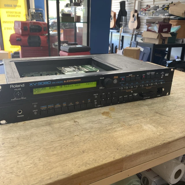 ROLAND XV-3080 SYNTHESISER Expandable Rack Mount MIDI Sound Module ...