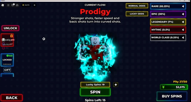 BLUE LOCK RIVALS account with NEL BACHIRA and Prodigy flow (Roblox) $18 ...