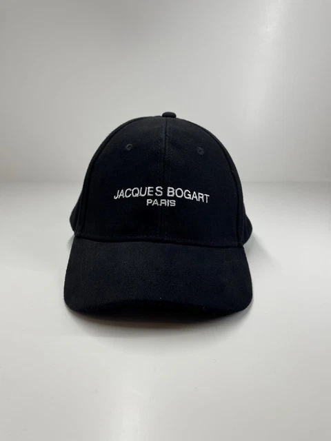 JACQUES BOGART PARIS cap hat black adjustable one size fits most ...