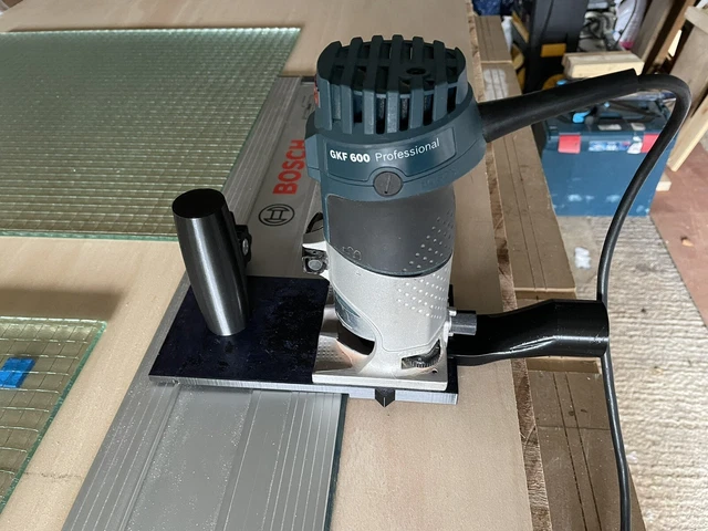 BOSCH GKF-600 ROUTER Guide Rail Adaptor to Bosch/Maffell Track ...