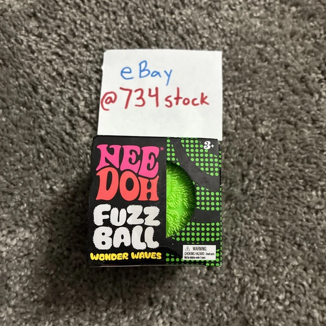 NEEDOH FUZZ BALL Wonder Waves Green Squishy Stress Ball Nee Doh ...