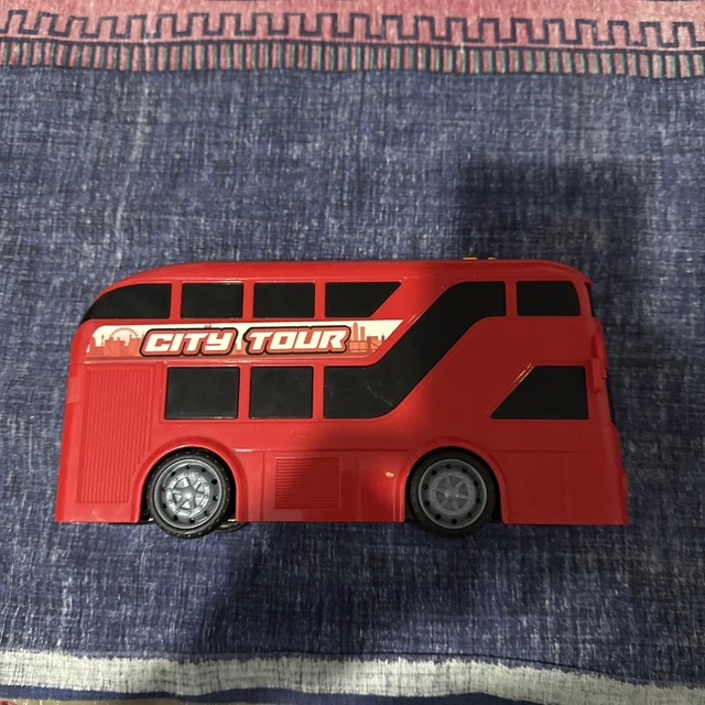 LONDON BRIDGE 17 Red Double Decker Bus Pull Back&Go Function-Kids Toy ...