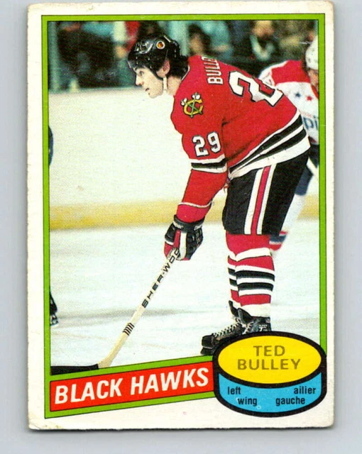 1980-81 O-PEE-CHEE #229 Ted Bulley Chicago Blackhawks V39384 EUR 1,12 ...