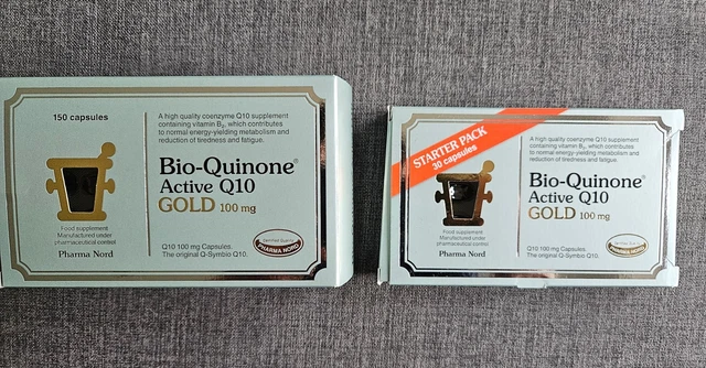 BIO-QUINONE ACTIVE Q10 Gold 100mg, Pharma Nord, 180 Capsules £63.12 ...