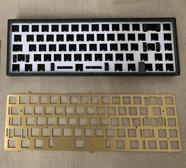 KBDFANS KBD67V2 MKII Ink Black Polycarbonate Hotswap Custom Mechanical ...