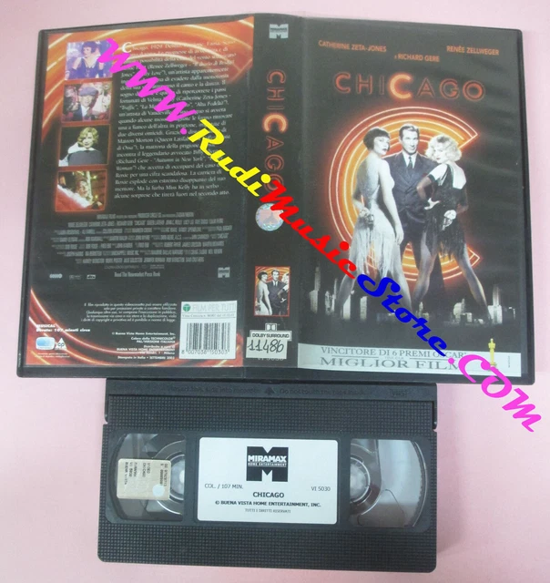 VHS*FILM CHICAGO 2003 Catherine Zeta Jones Richard Gere MIRAMAX (F81 ...
