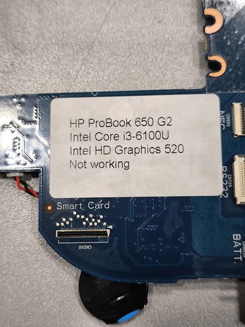 HP PROBOOK 650 G2 Motherboard i3-6100U - For Parts/Not Working £6.20 ...