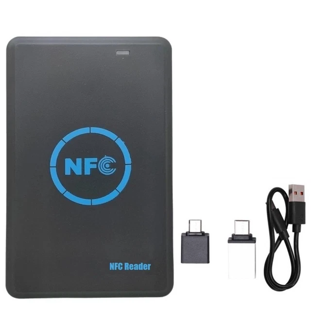 5 FREQUENCY RFID Chip Duplicator NFC Reader Copier HID 125Khz/ IC/ID ...