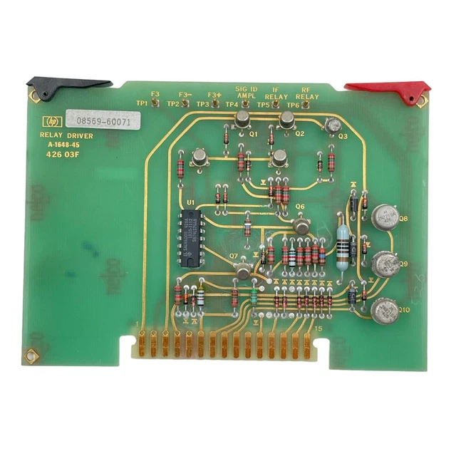HP 8569B SPECTRUM Analyzer 08569-60071 A-1648-45 Relay Driver $80.41 ...