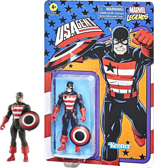 MARVEL LEGENDS SERIES 3.75-inch Retro 375 Collection U.S. Agent $17.99 ...