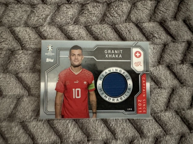 TOPPS MATCH ATTAX EURO 2024 Relic Meaningful Memorabilia Granit Xhaka ...