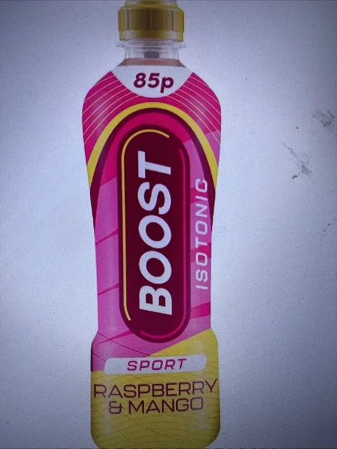 BOOST ISOTONIC SPORT Raspberry N Mango Drink 12x500ml Bottles £11.99 ...
