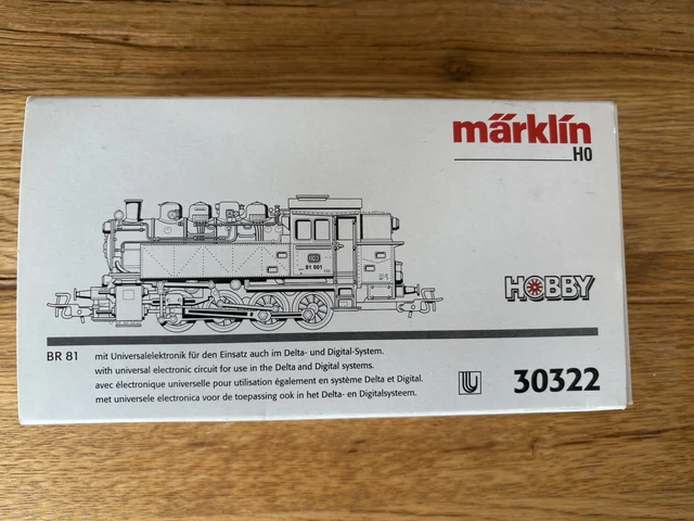 MÄRKLIN HO 30322 DIGITAL Dampflok BR 81 001 der DB Metallguss EUR 75,00 ...