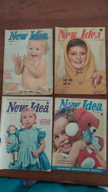 NEW IDEA VINTAGE, Australian Magazines X 4 ..1962/1964/1967 . $15.00 - PicClick AU