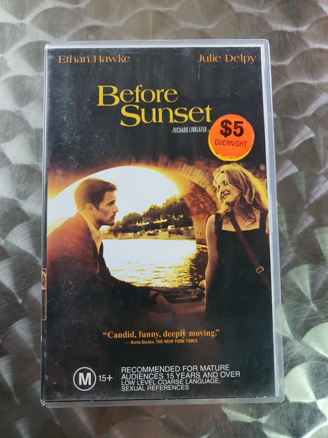 BEFORE SUNSET (BEFORE Sunrise Sequel) - VHS Video - Big Box Ex Rental ...