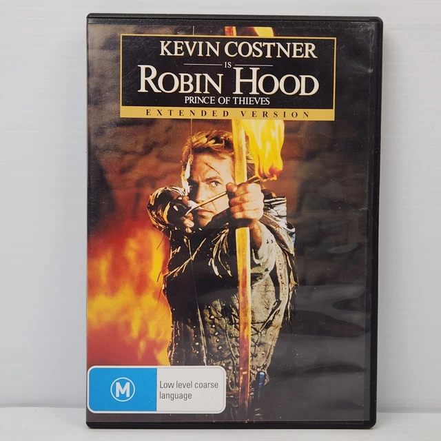 ROBIN HOOD: PRINCE of Thieves DVD Movie 1991 Kevin Costner Morgan ...