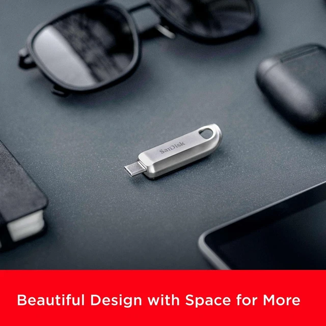 SANDISK 512GB ULTRA Luxe Type C Flash Drive USB Memory stick USB 3.2 ...
