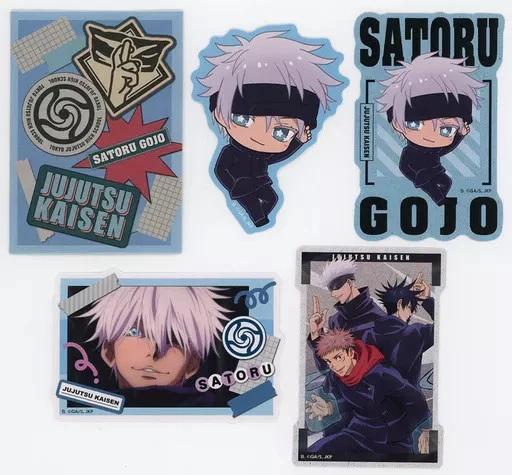 GOJO SATORU JUJUTSU Kaisen Die Cut Sticker Set 2 3,35 in x 2,36 in 4 ...