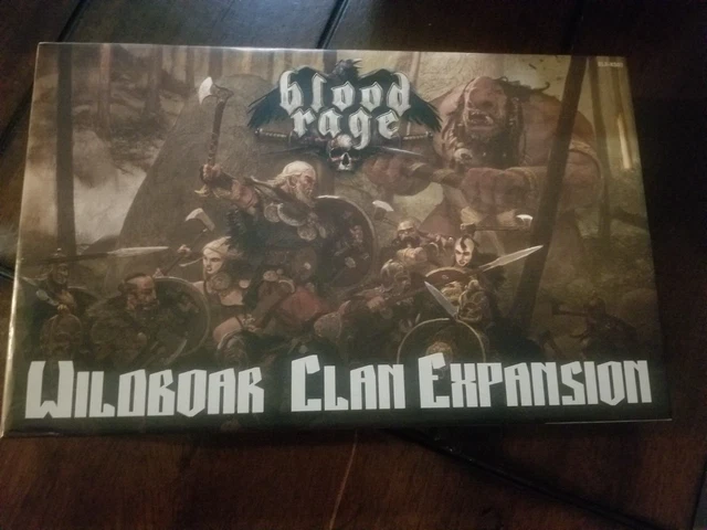 *NEW* BLOOD RAGE WILDBOAR CLAN Expansion Kickstarter Exclusive Clan blr ...