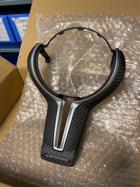 GENUINE BMW M2 F87 M Performance Matt Carbon Steering Wheel Trim ...