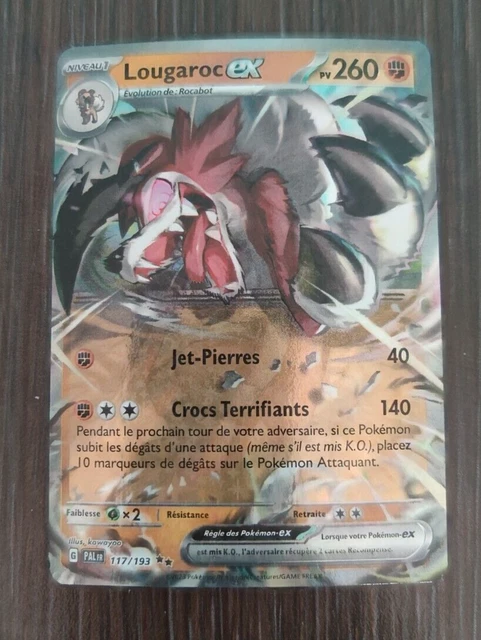CARTE POKEMON LOUGAROC EX Français - EV2 - 117 / 193 - Neuf EUR 4,98 ...