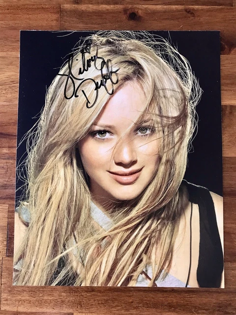 HILARY DUFF GENUINE Signed Photo Original Autographed 8''x 10" Photo ...