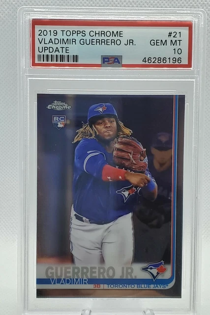 VLADIMIR GUERRERO JR. 2019 Topps Chrome Update 21 RC Rookie Card PSA 10 MVP ? ⭐⭐ EUR 110,80 ...