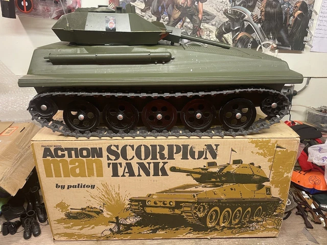 ACTION MAN SCORPION Tank Boxed Vintage Original Palitoy 1974 £120.00 ...