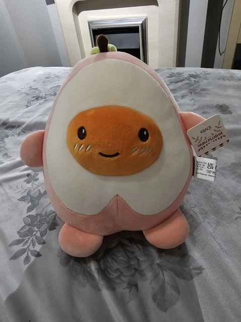 KENJI YABU PLUSH Avo Peach Plushie Cuddly Kids Soft Toy Teddy New With ...