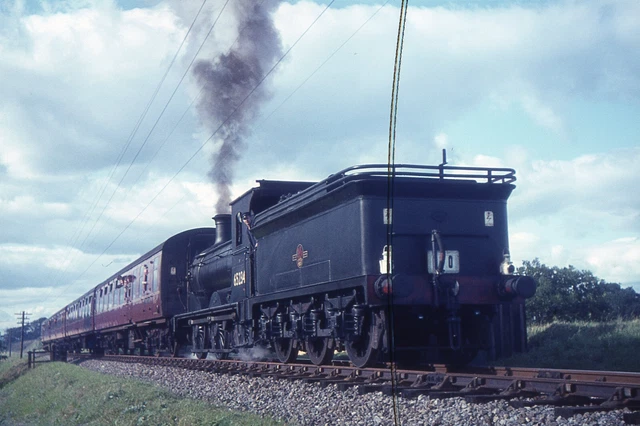 ORIGINAL SLIDE BR/LNER J36 Steam Loco 65234 Seen On The Haddington ...