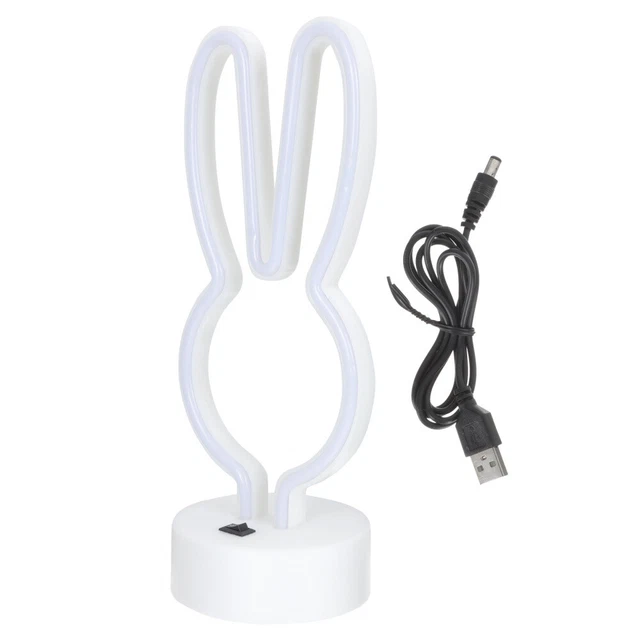 DESKTOP NIGHT LIGHT Easter Decoration Lights Neon Lights Base £11.45 ...