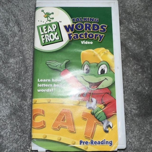 LEAPFROG: TALKING WORDS Factory VHS Tape 2003 Leap Frog Kids ...