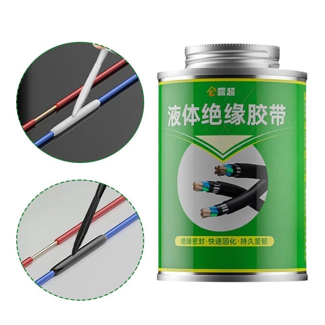 LIQUID INSULATION GLUE Flexible Rubber Coating Electrical Wire ...