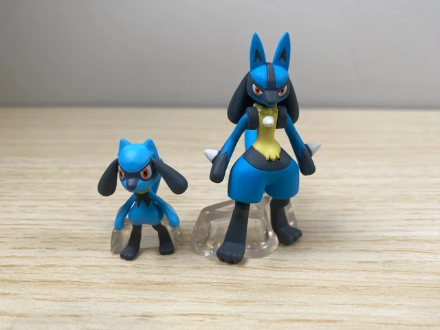 POKEMON SCALE WORLD Sinnoh RIOLU & LUCARIO Bandai Loose Figures 1/20 $29.99 - PicClick CA