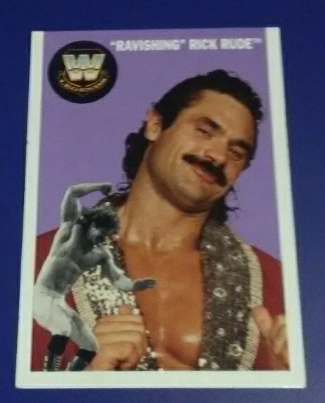 2007 WWE TOPPS Heritage Ravishing Rick Rude #87 Wrestling Card WWF WCW ...