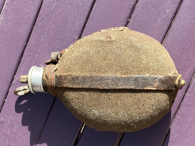 WW2 FINNISH M/36 Water Bottle Flask Int37 Maker Marked Finland Suomi SA ...