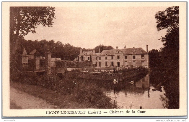 45 LIGNY LE RIBAULT - Chateau de la cour/ EUR 4,00 - PicClick FR