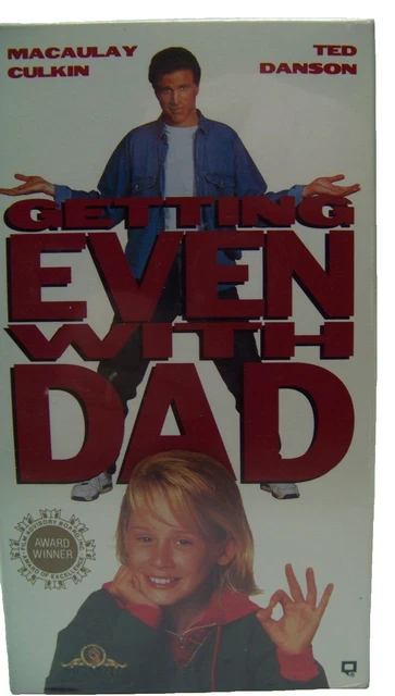 GETTING EVEN WITH Dad Ted Danson Macaulay Culkin VHS 1994 New Sealed £ ...