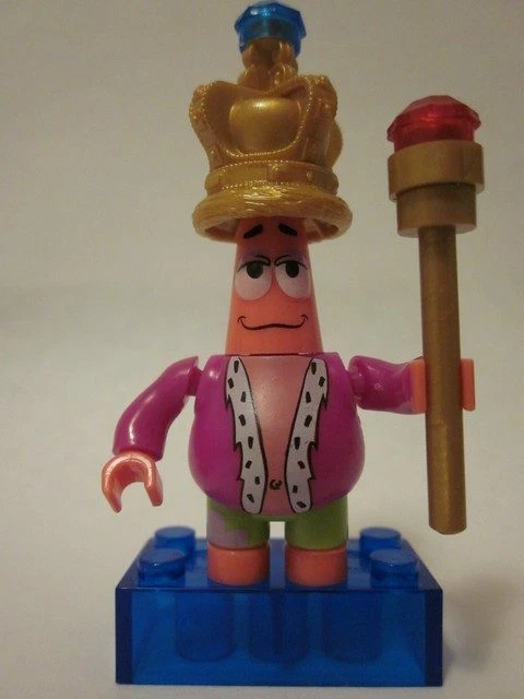 MEGA BLOKS SPONGEBOB King Patrick series 4 New in packet, mega construx ...