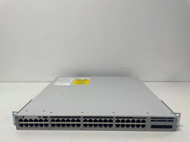 CISCO C9300L-48P-4G-E + 2 x C9300L-STACK. 90 DAY WARRANTY. FREE UK ...