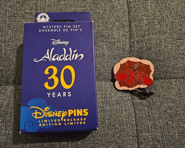 DISNEY STORE GENIE Mystery Pin Jafar Aladdin 30th Anniversary Red Genie ...
