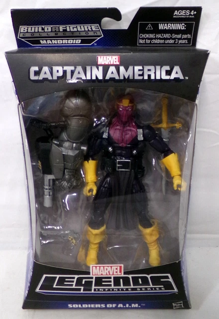 2014 HASBRO MARVEL Leyenda Mandroid Serie Capitán América Barón Zemo 6 ...